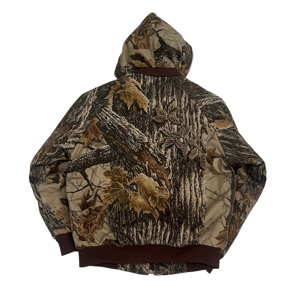 Rare Vintage Duxbak Realtree Camo Zip Up Hooded Jacke… - Gem